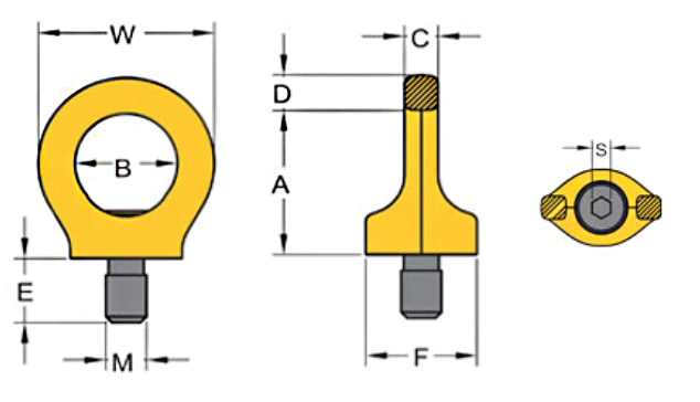 William Hackett Yoke Key Eye Point