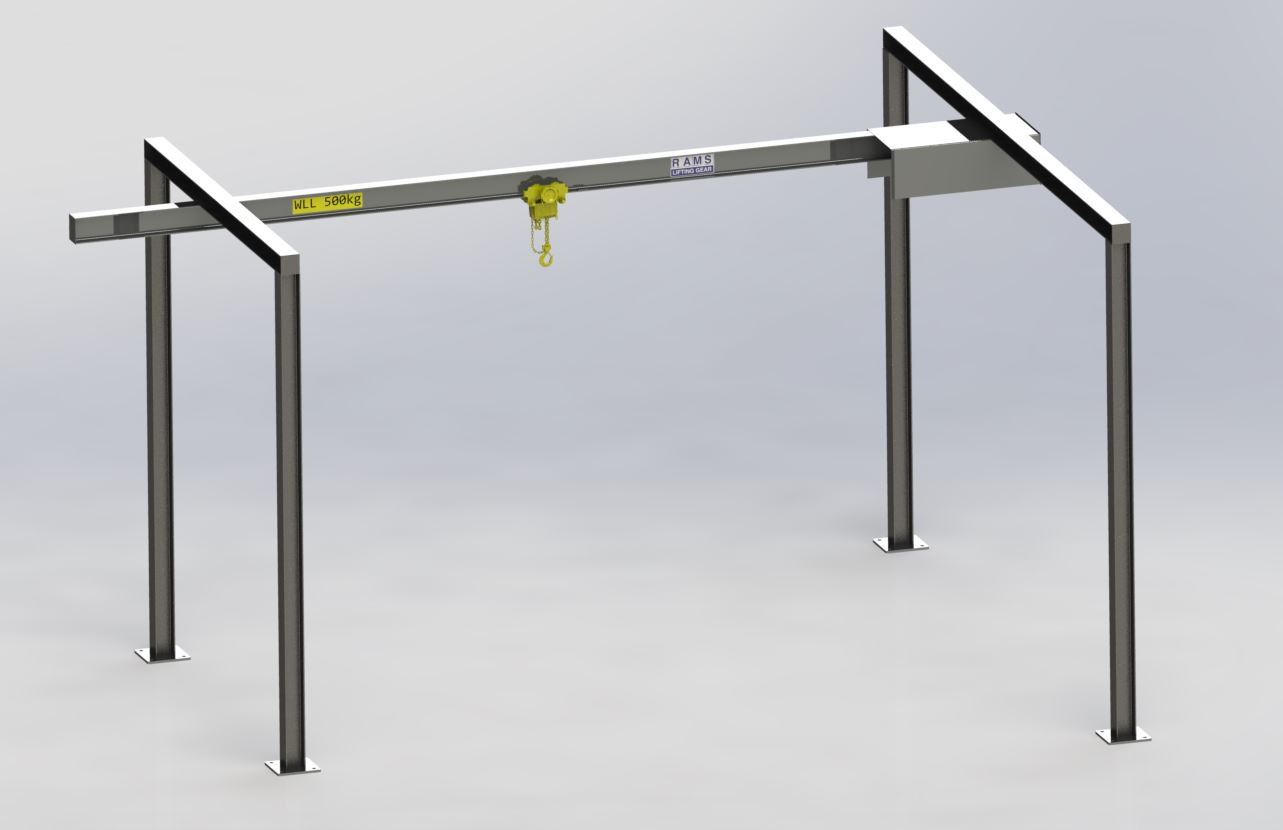 Monorails, Cranes & Steelwork at Rope and Marine Services